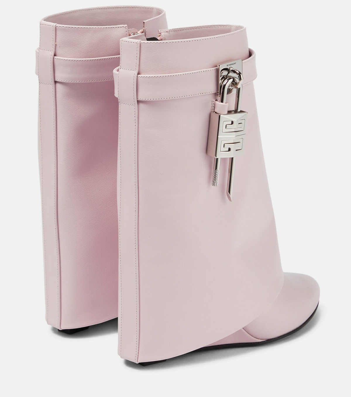 Givenchy - Shark Lock leather ankle boots Givenchy