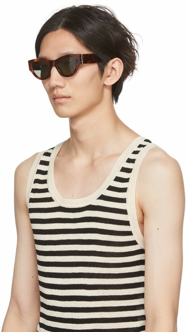 Saint Laurent Tortoiseshell SL M94 Sunglasses Saint Laurent