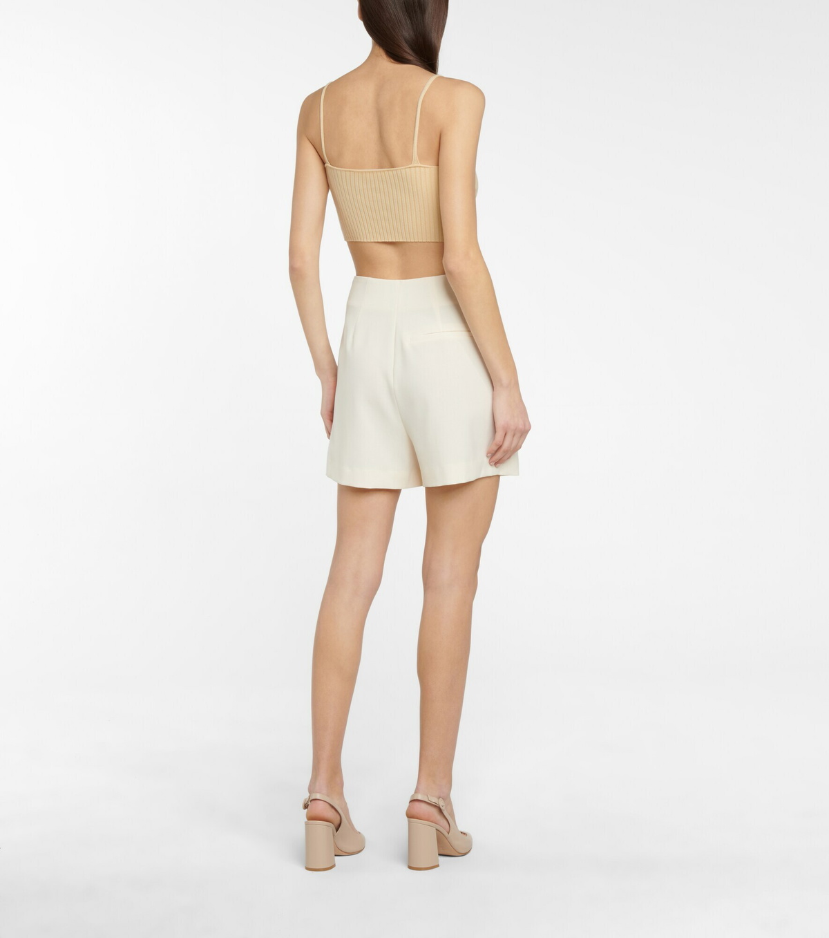 Live The Process - Ribbed-knit cashmere-blend bralette Live the Process