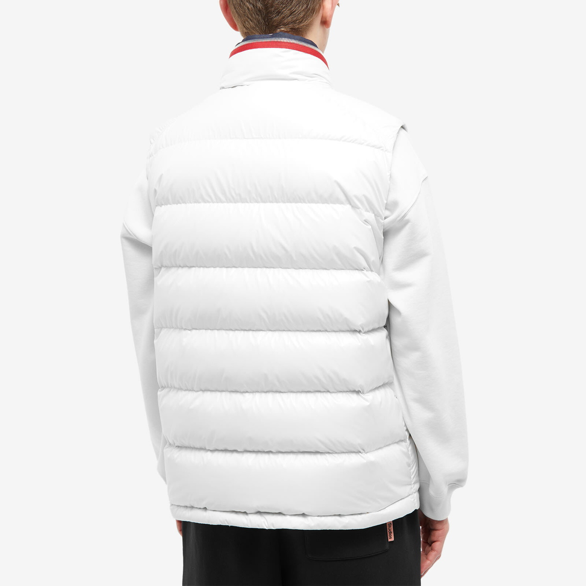 Moncler Men's Ouse Hooded Down Gilet in White Moncler