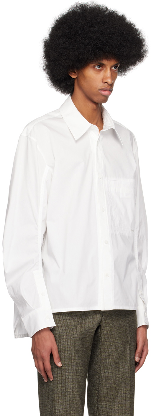 Wooyoungmi White Vented Shirt Wooyoungmi
