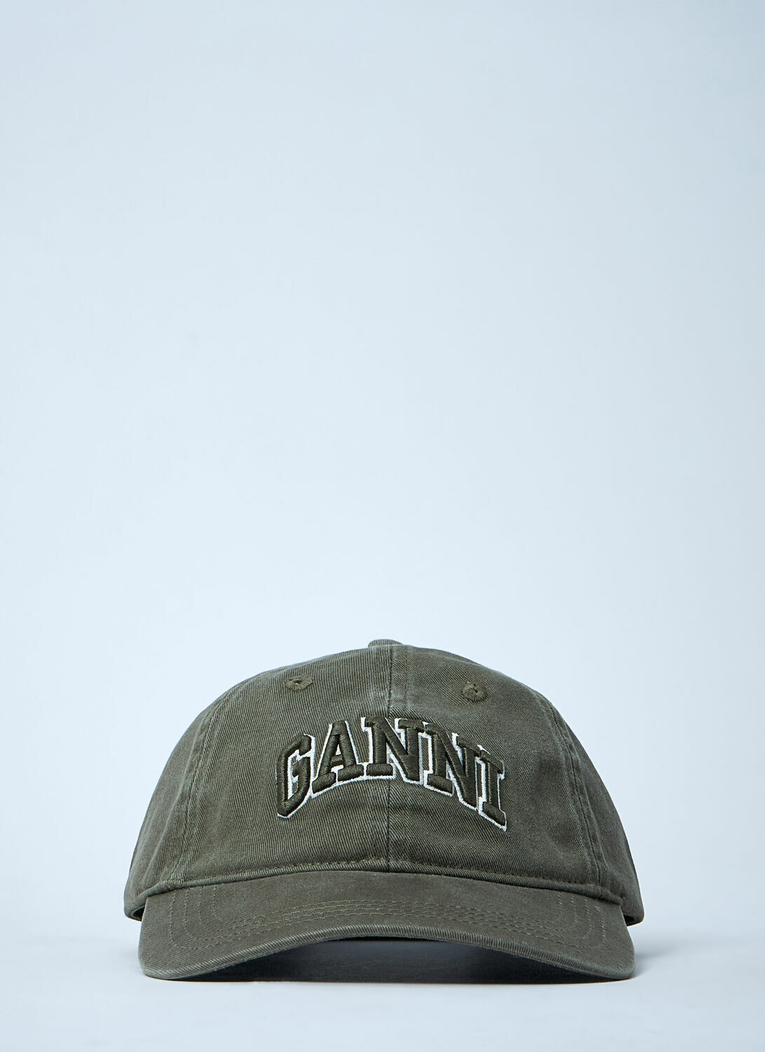 GANNI Logo Motif Baseball Cap GANNI