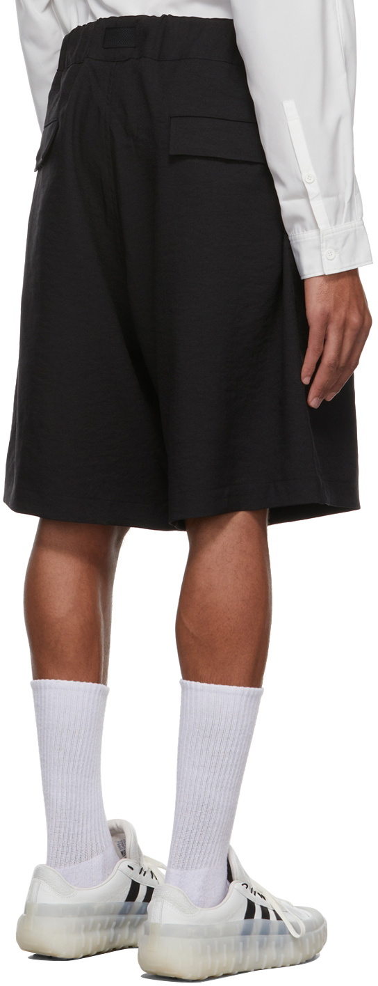 Y-3 Black Sport Uniform Shorts Y-3