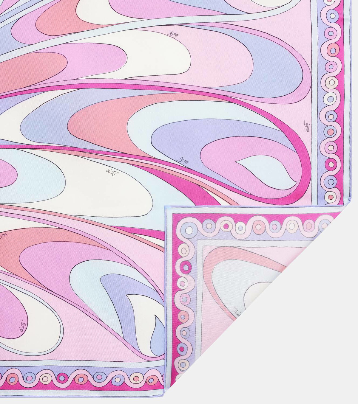 Pucci Foulard silk twill scarf Emilio Pucci
