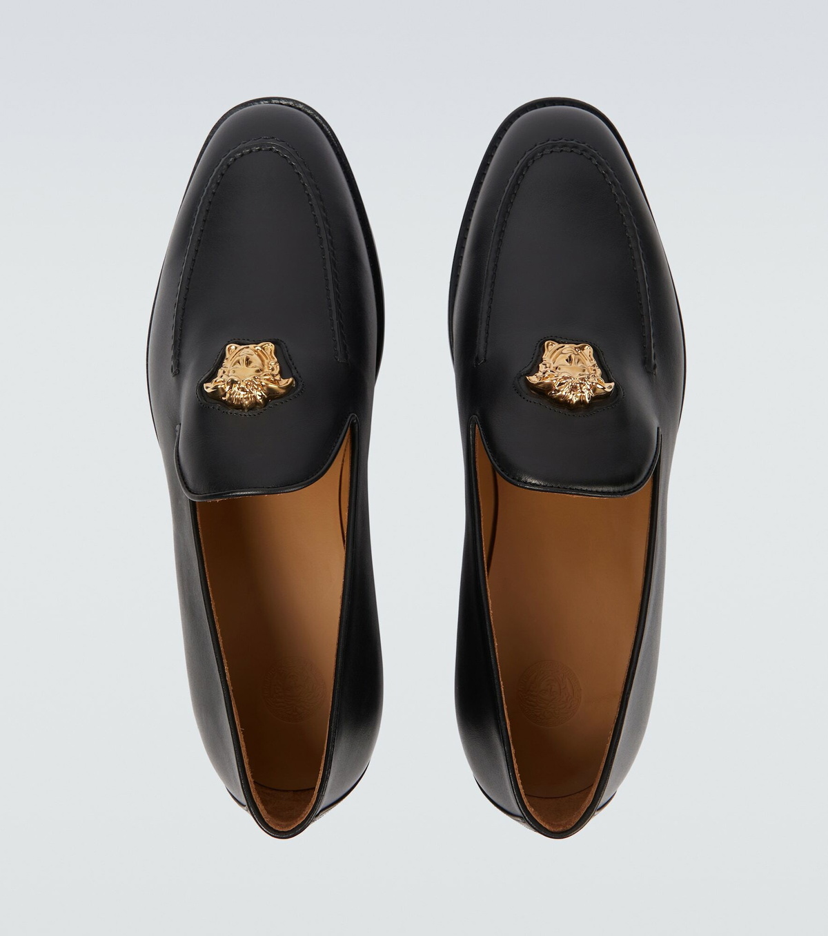 Versace - La Medusa leather loafers Versace