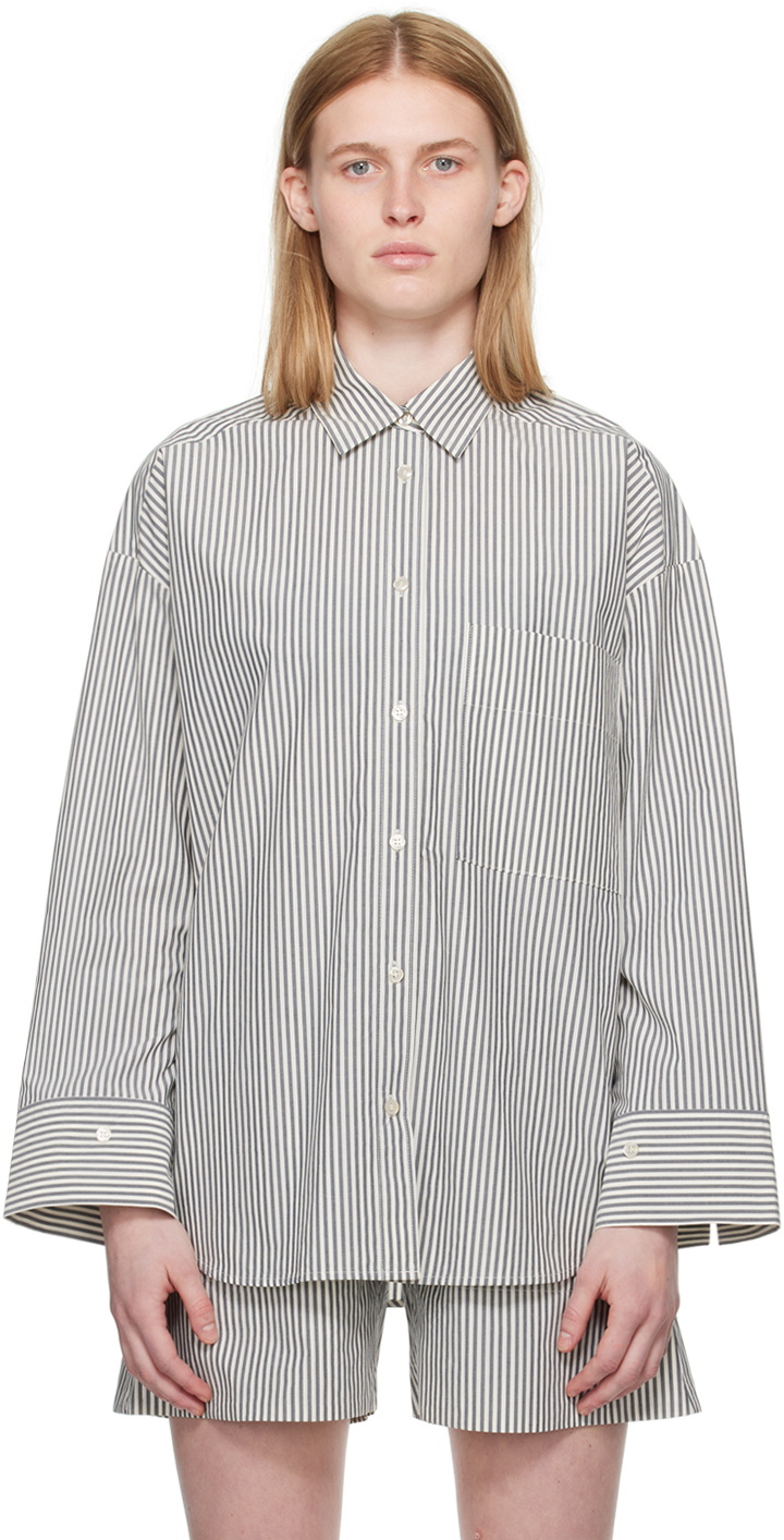 by Malene Birger White & Blue Derris Shirt by Malene Birger