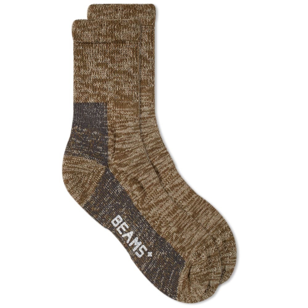 Beams Plus Men's Outdoor Sock in Green Beams Plus