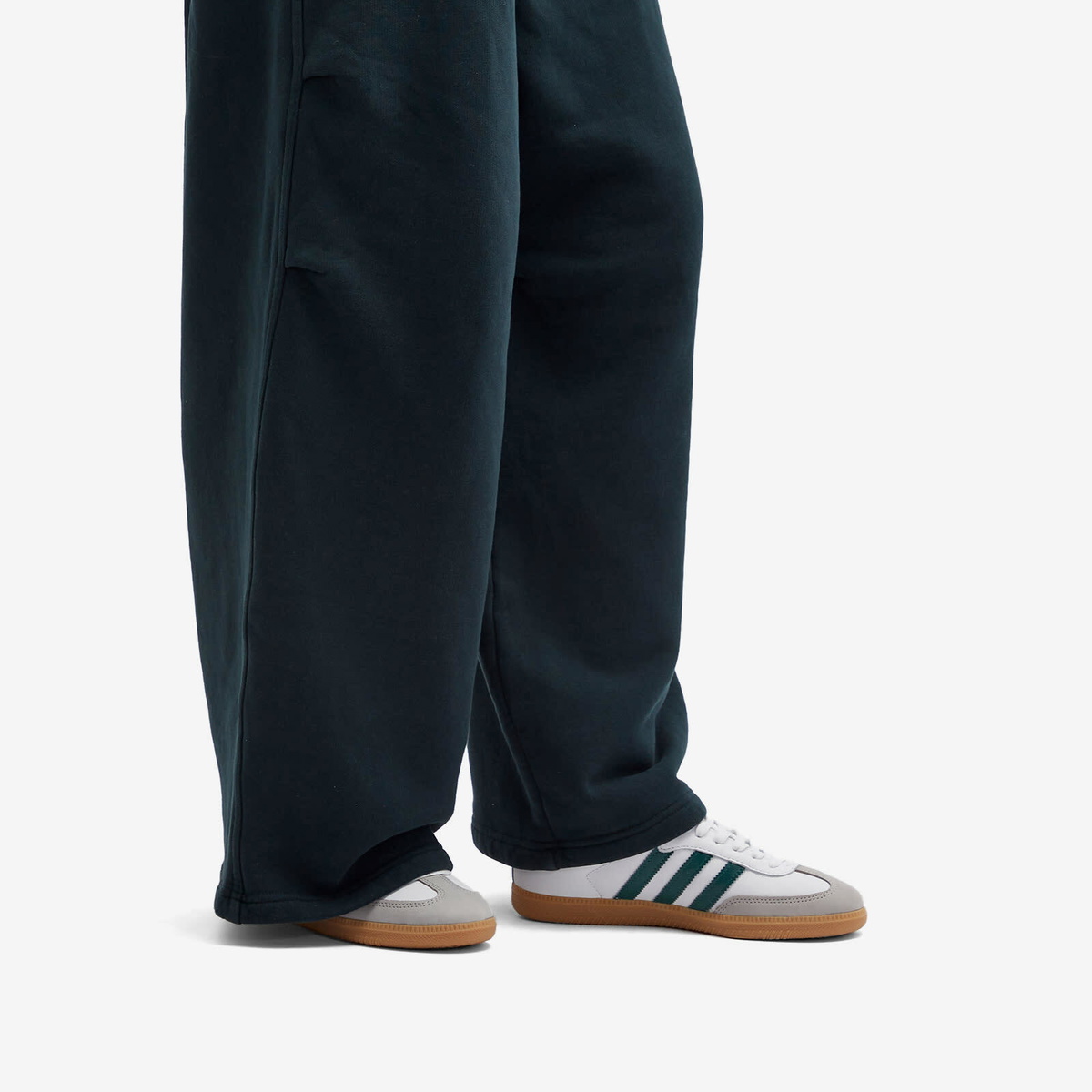 Adidas Samba Og Sneaker in White/Green/Grey adidas