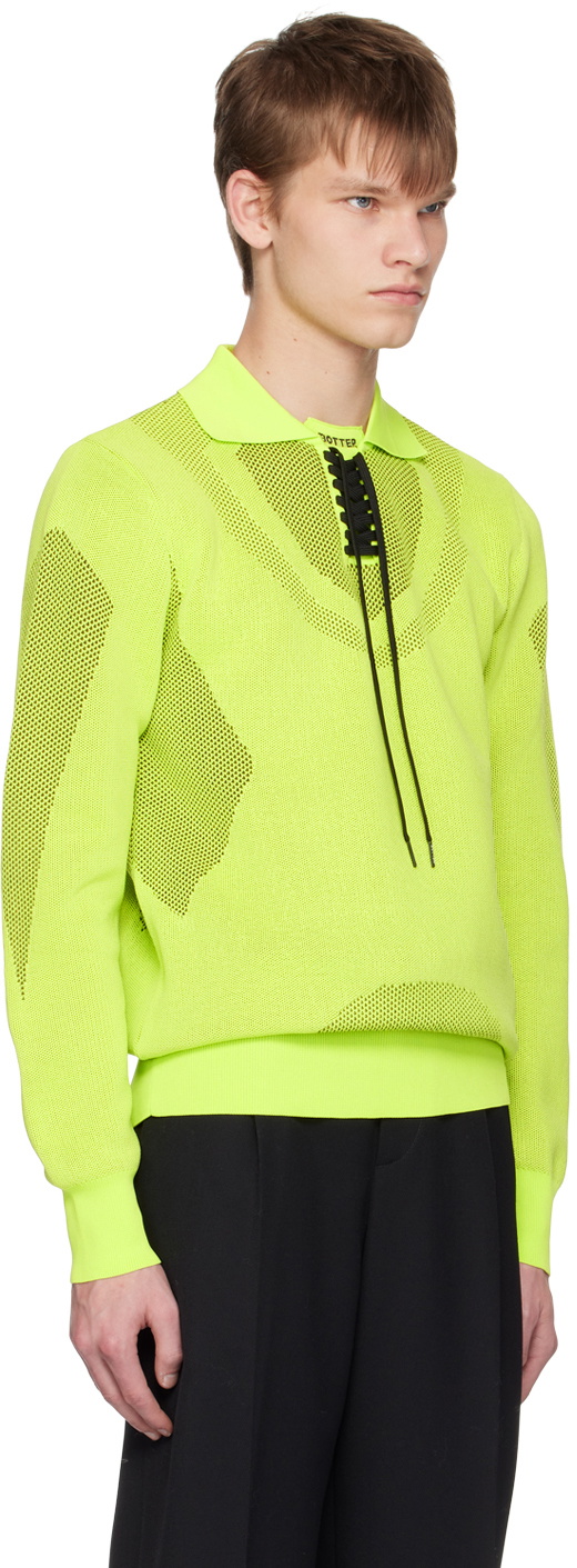 Botter Green Lace-Up Polo Botter