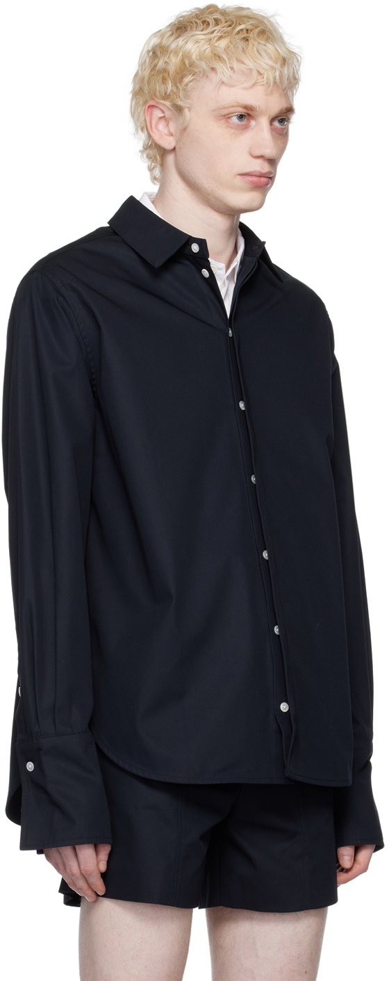 K.NGSLEY Navy Snider Shirt