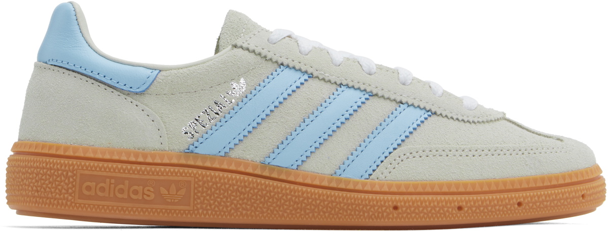 adidas Originals Gray & Blue Handball Spezial Sneakers adidas Originals