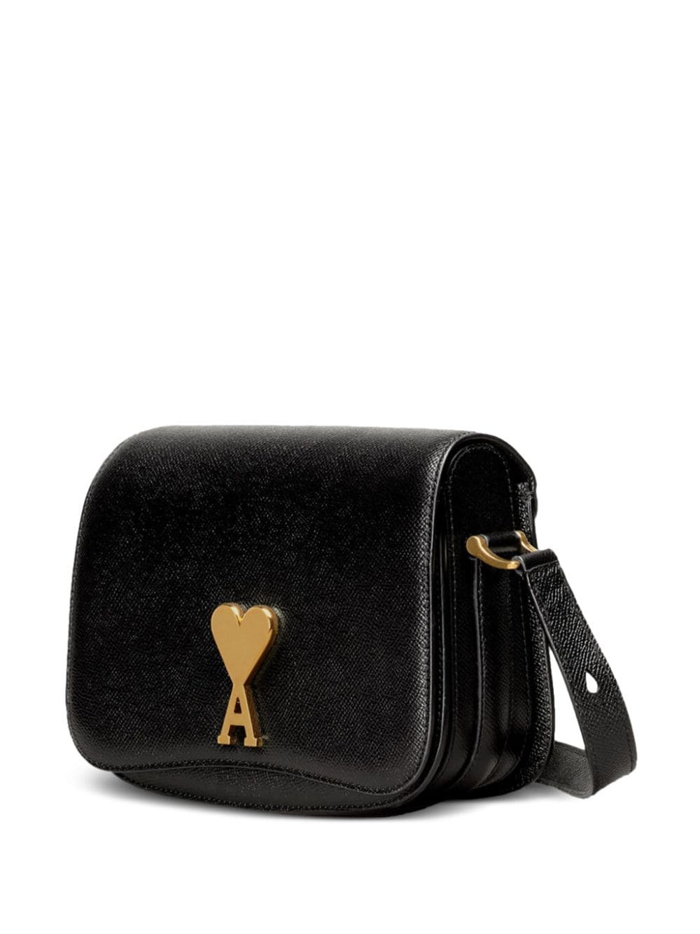AMI PARIS - Paris Leather Shoulder Bag AMI