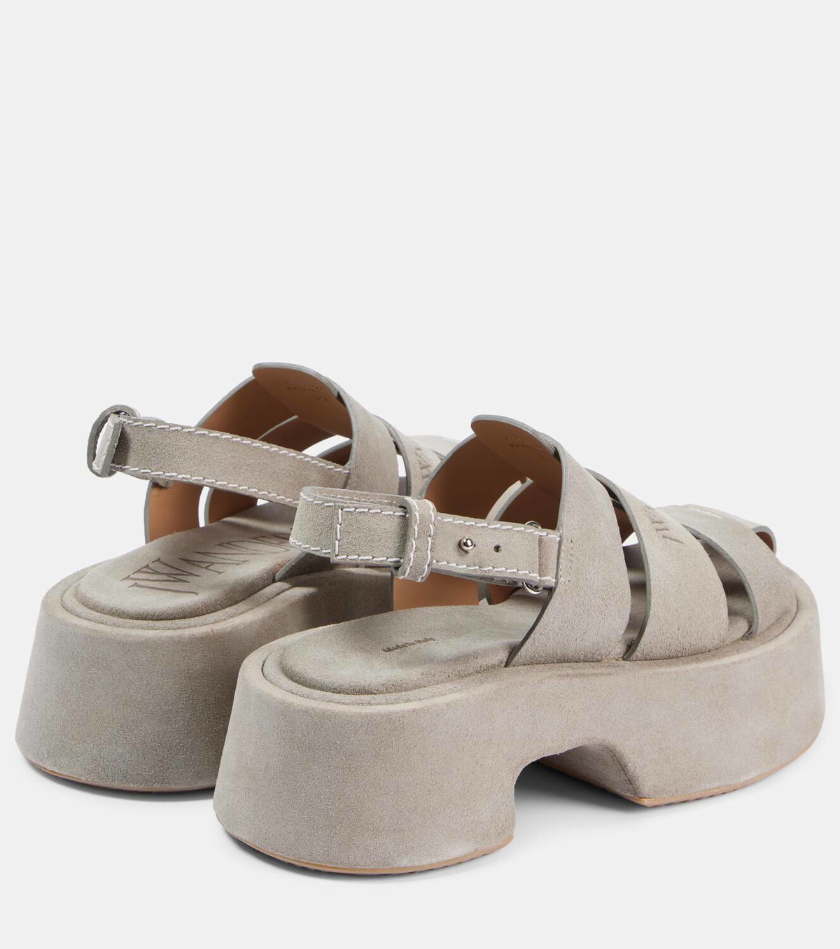 JW Anderson Striped leather platform sandals JW Anderson