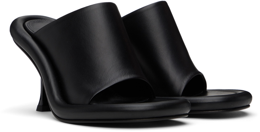 JW Anderson Black Bumper Tube Sandals JW Anderson