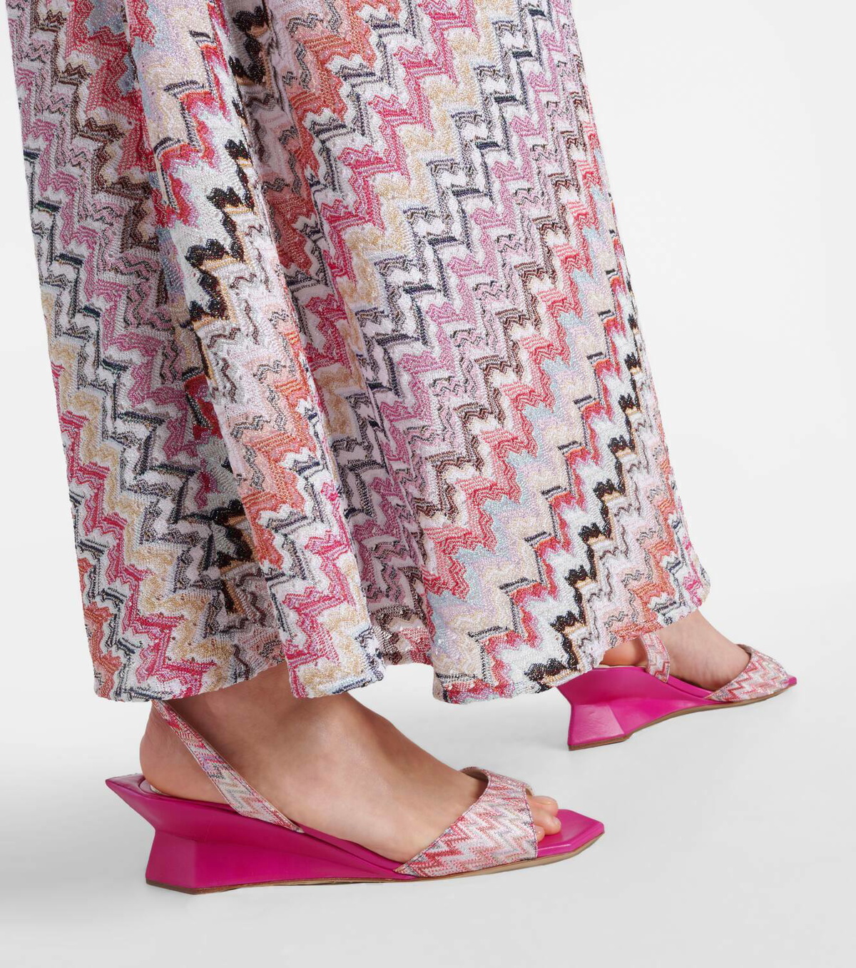 Missoni Zig Zag wedge sandals Missoni