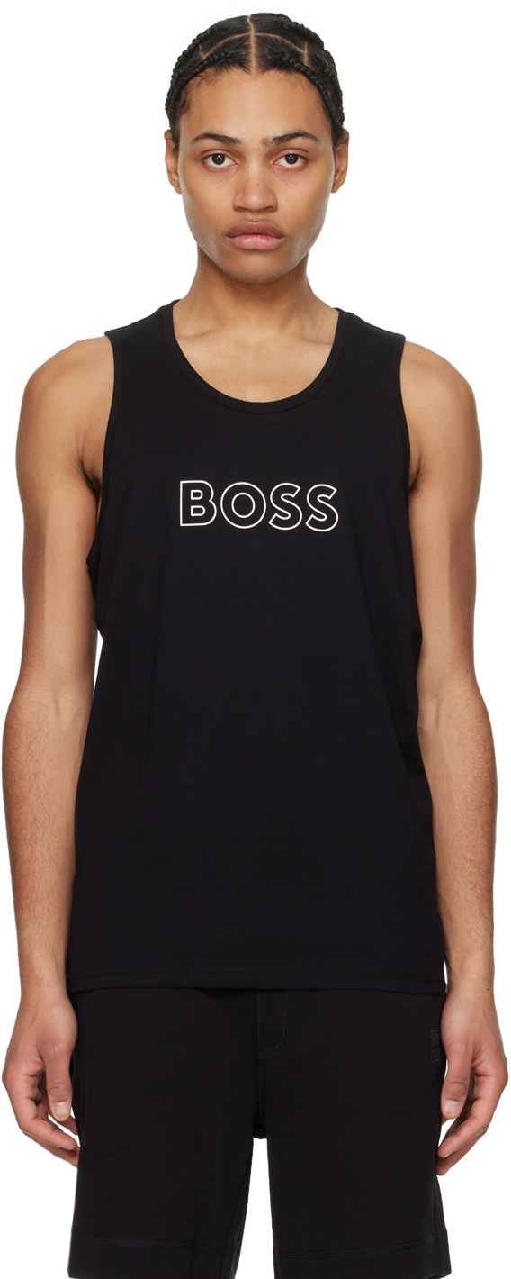 BOSS Black Outline Tank Top BOSS