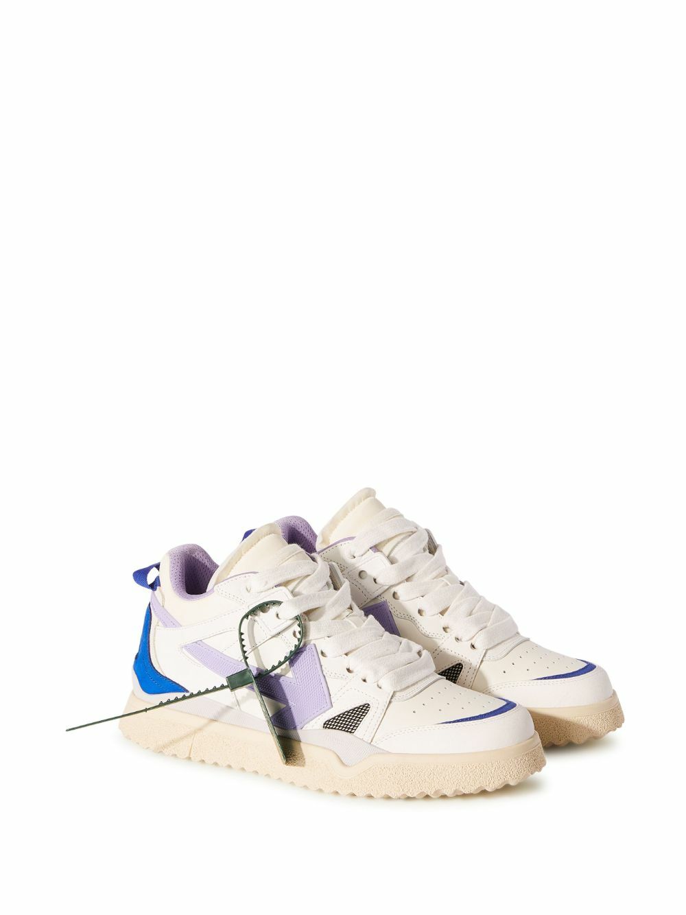 OFF-WHITE - Mid Top Sponge Sneakers Off-White