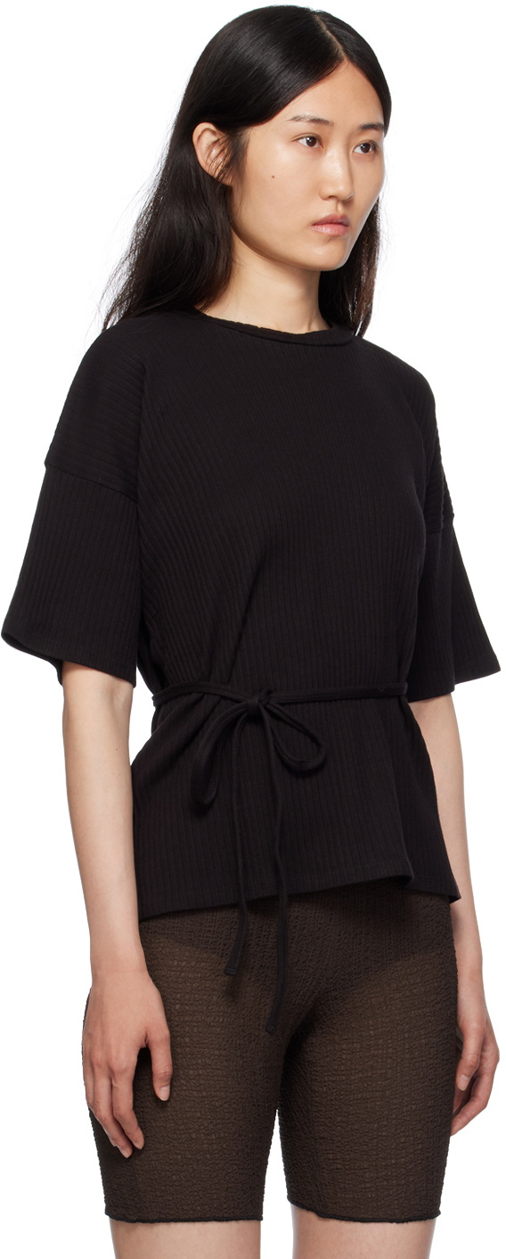 Baserange Black Shaw T-Shirt Baserange