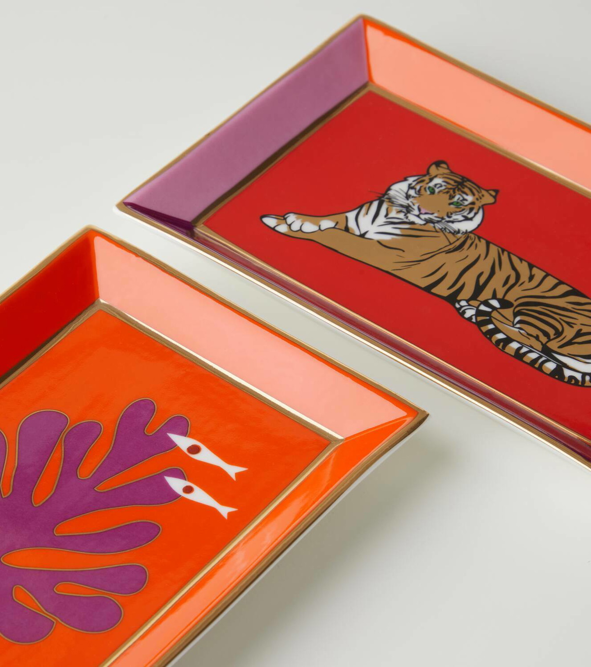 Jonathan Adler Playa painted ceramic tray Jonathan Adler