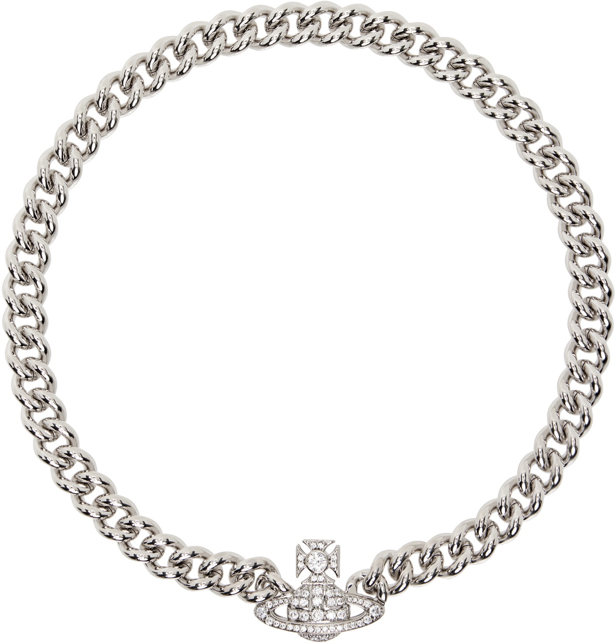 Vivienne Westwood Silver Graziella Small Choker Vivienne Westwood