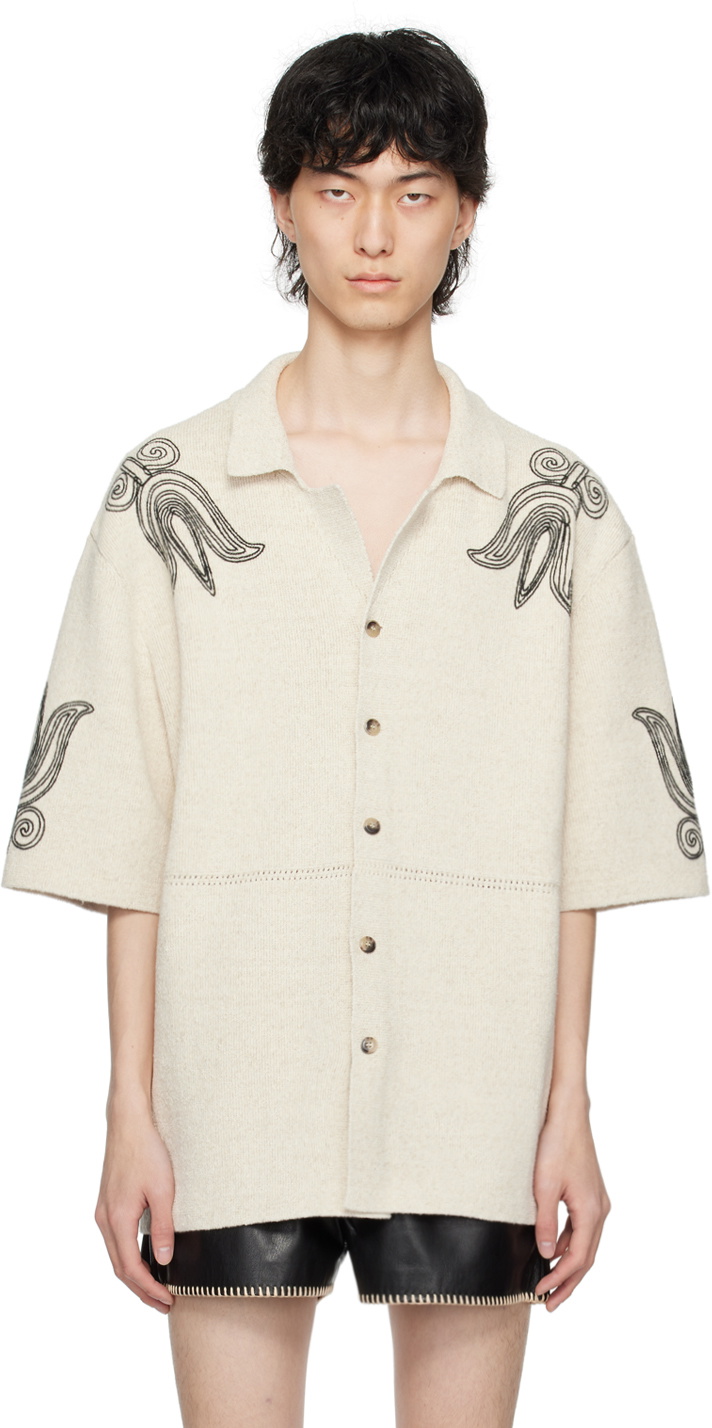 Nanushka Beige Kaemon Shirt Nanushka