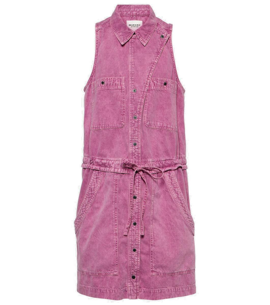 Marant Etoile Ines denim minidress Isabel Marant Etoile