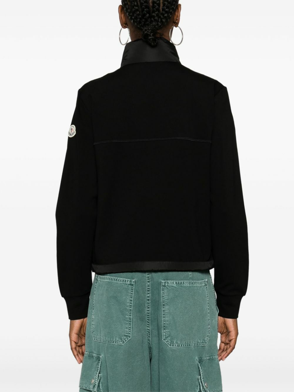 Moncler Black High-Neck Quilted Jacket Moncler
