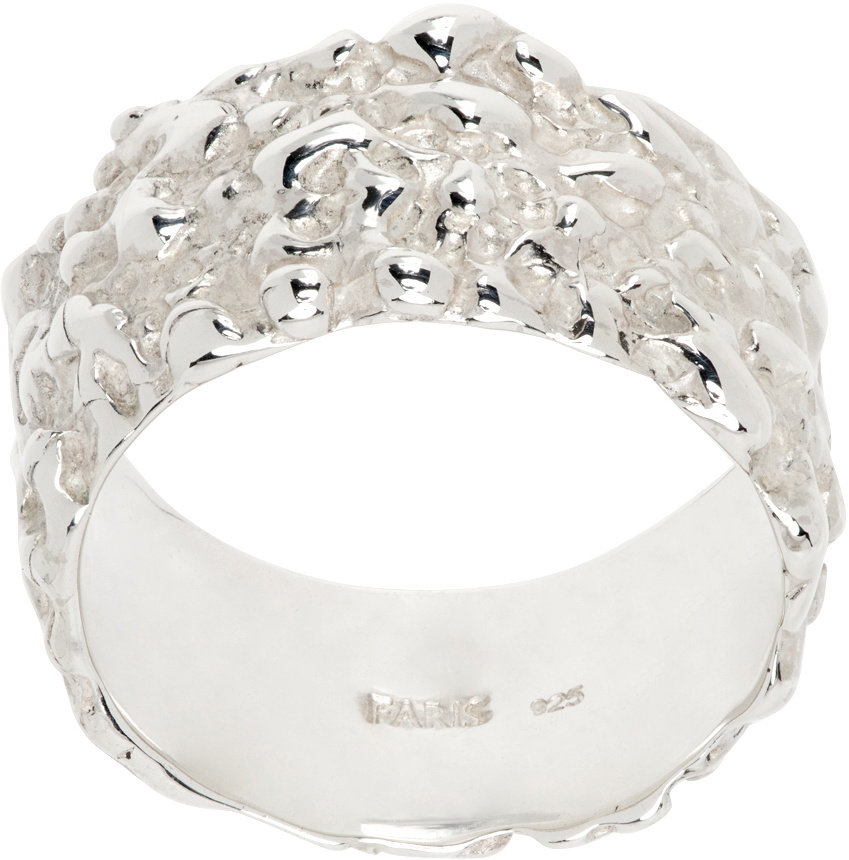 FARIS Silver Roca Band Ring Faris