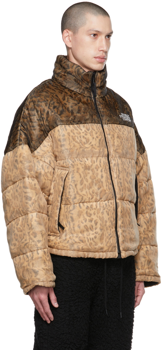 Doublet Beige & Brown Organdie Wrapped Jacket Doublet