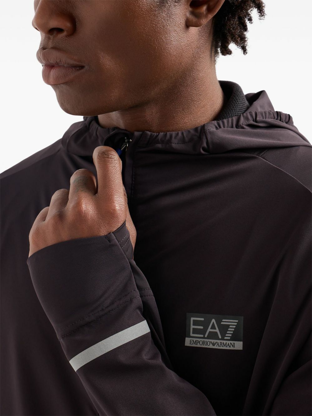 EA7 - Nylon Zipped Hoodie EA7