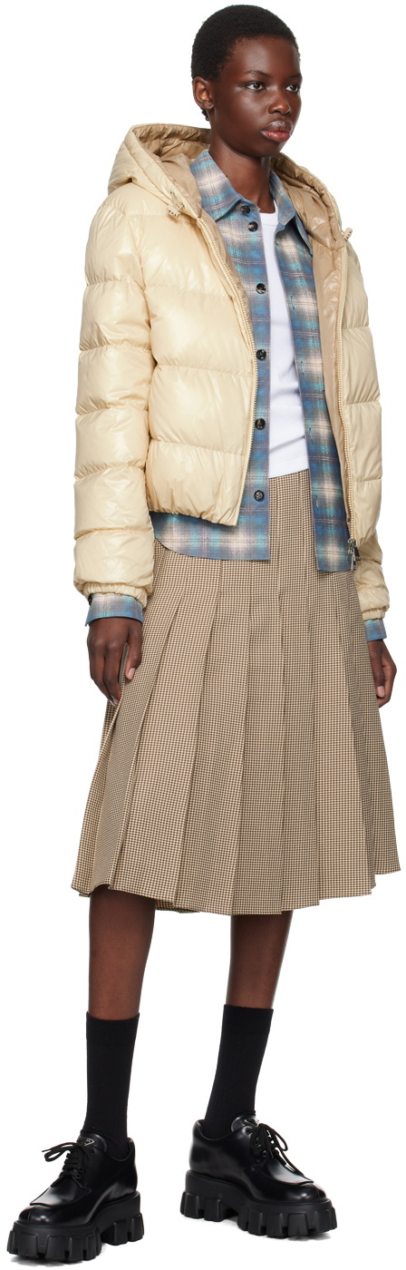 Moncler Beige Bayard Down Jacket Moncler