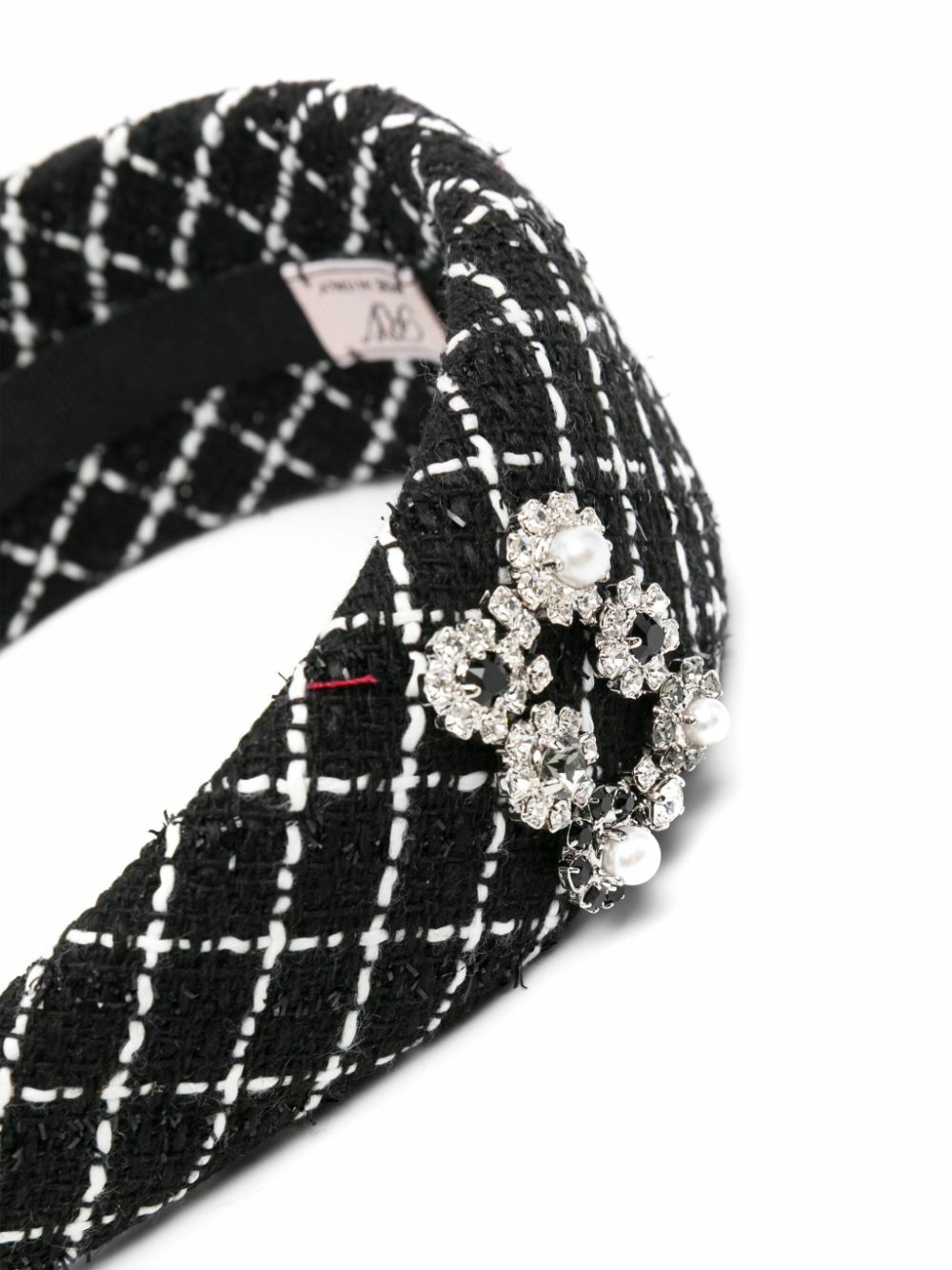 ROGER VIVIER - Rv Flowers Strass Pearl Headband Roger Vivier