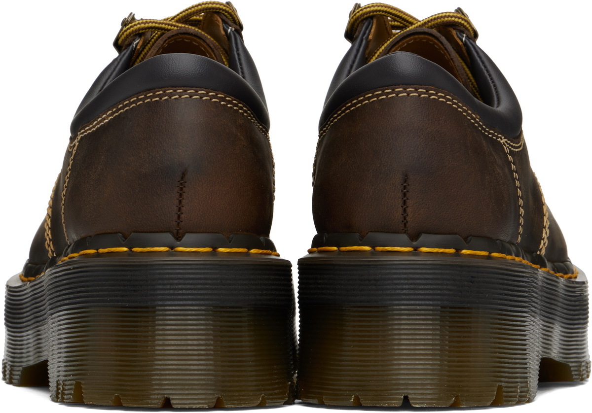 Dr. Martens Brown 8053 Arc Crazy Horse Leather Platform Derbys Dr. Martens