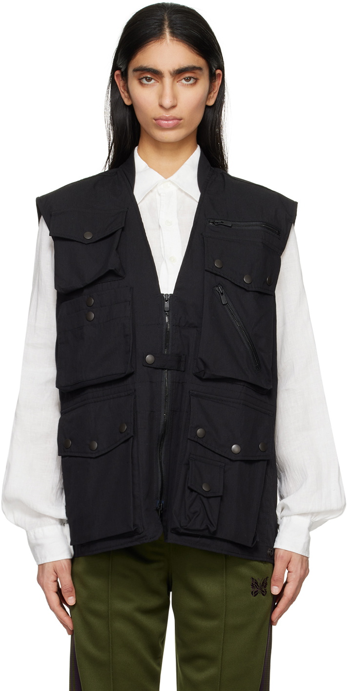 NEEDLES Black Field Vest Needles