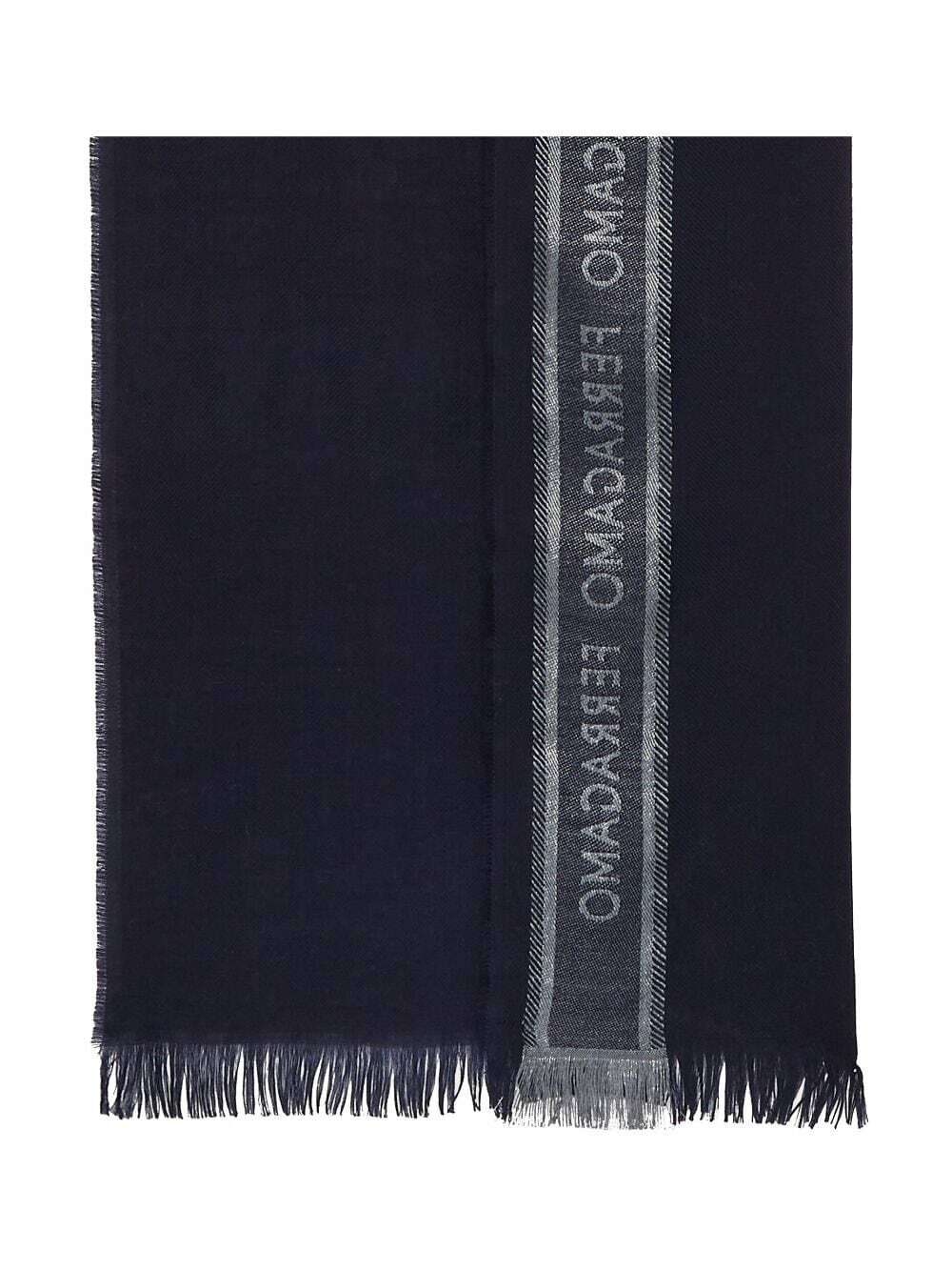 FERRAGAMO - Logoed Wool Scarf Salvatore Ferragamo