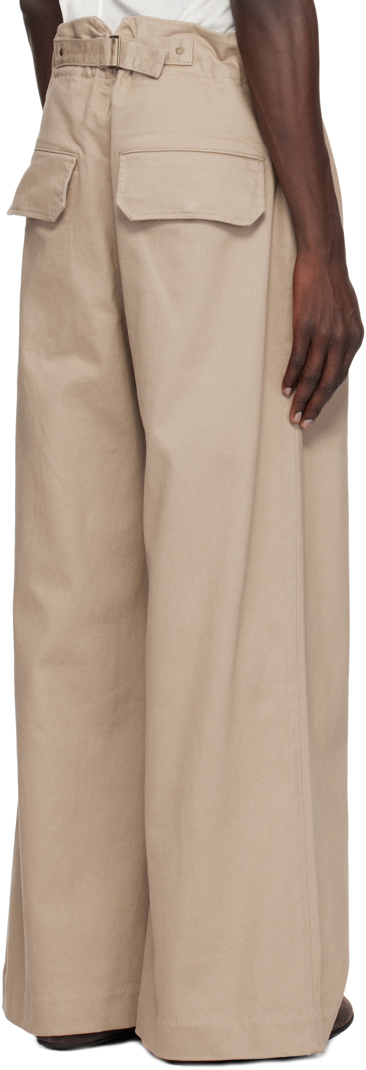 Entire Studios Tan Cinch Trousers Entire Studios