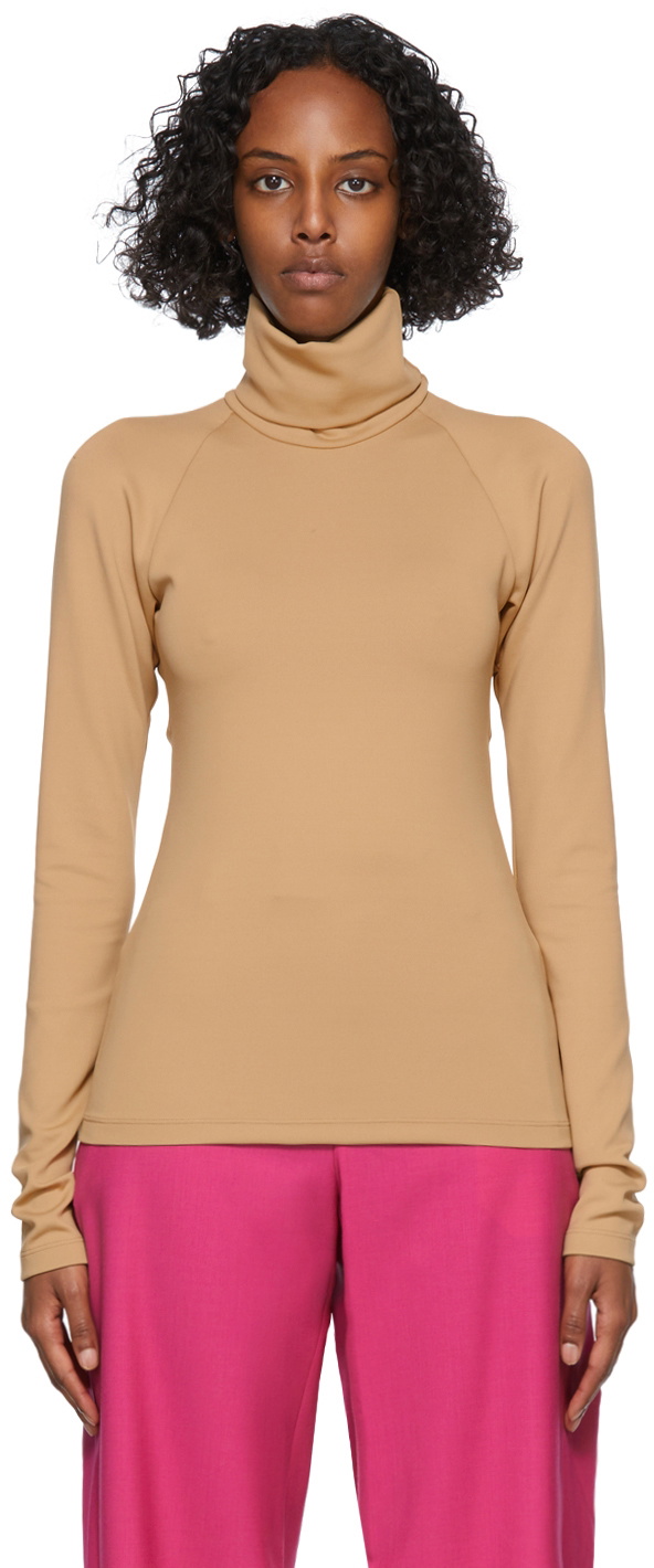 AMBUSH Beige Open Back Turtleneck Ambush