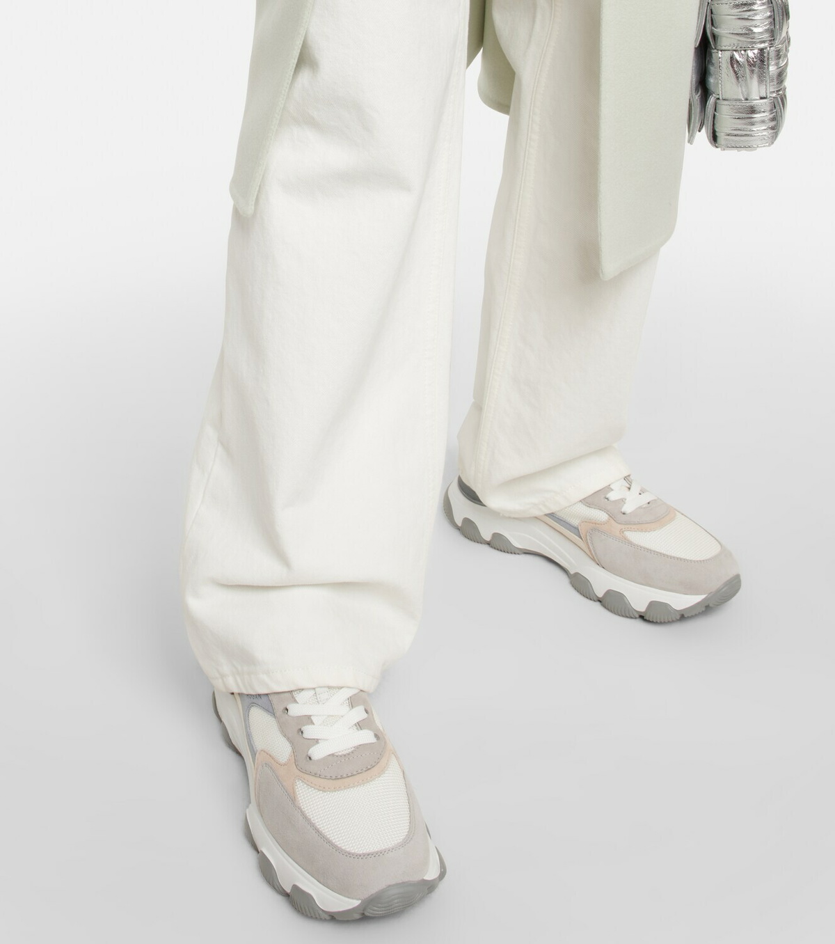 Hogan Hyperactive leather and suede sneakers Hogan