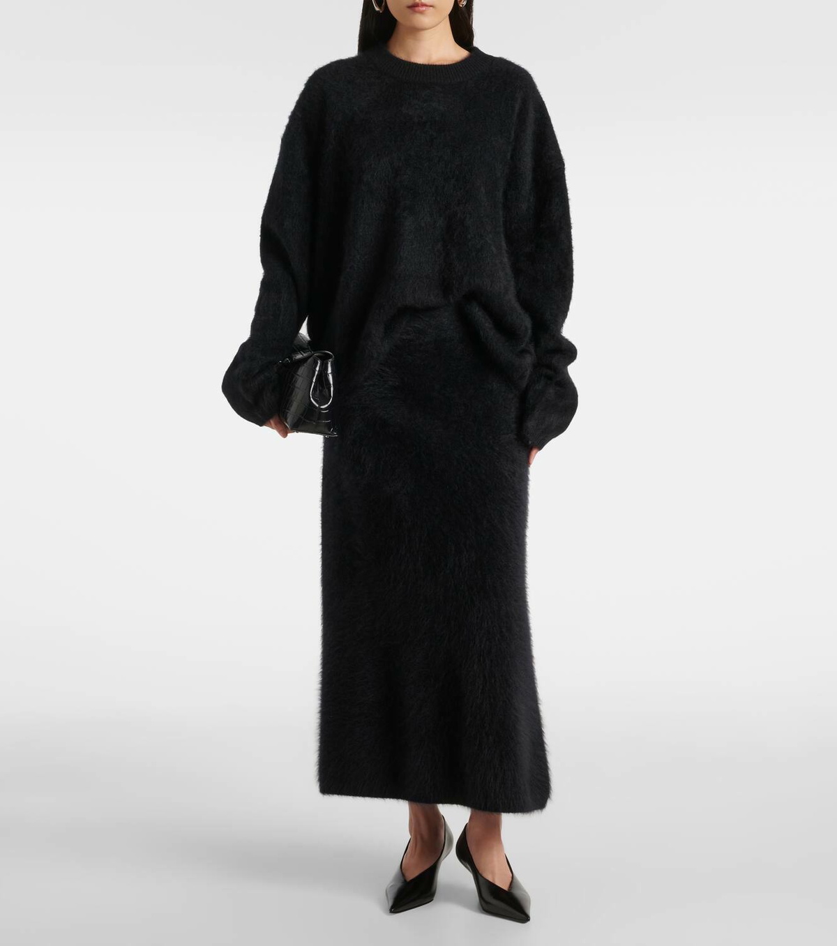 Lisa Yang Asta cashmere midi skirt Lisa Yang