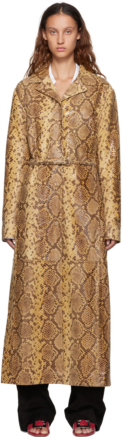 Saks Potts Brown Lea Coat Saks Potts