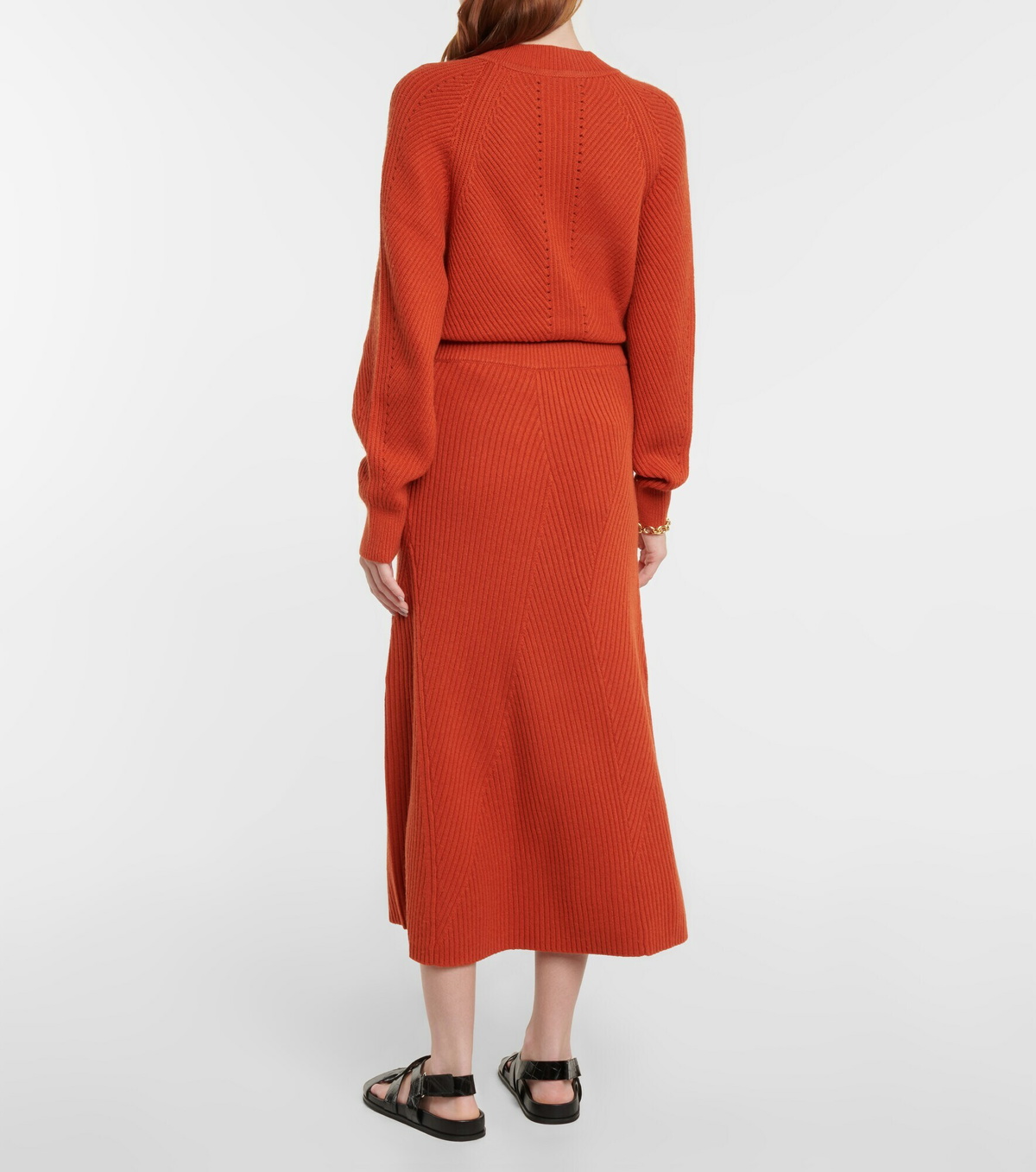 Joseph - Cotton, wool and cashmere maxi skirt Joseph