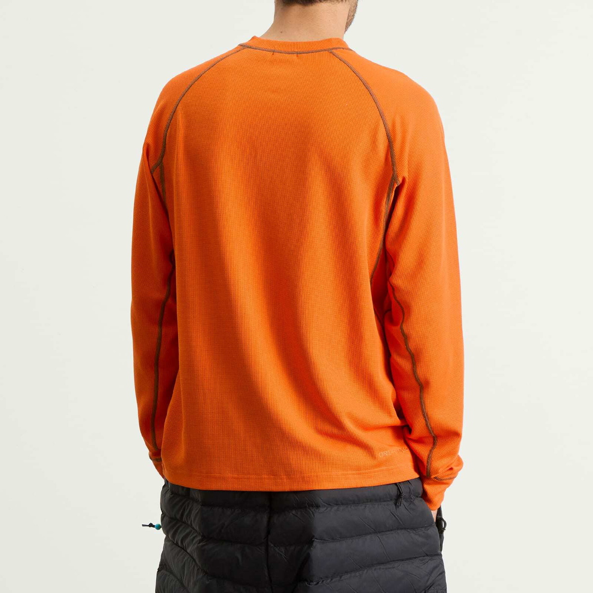 Nike Men's ACG Chinati Long Sleeve Base Layer in Orange/Brown/White Nike