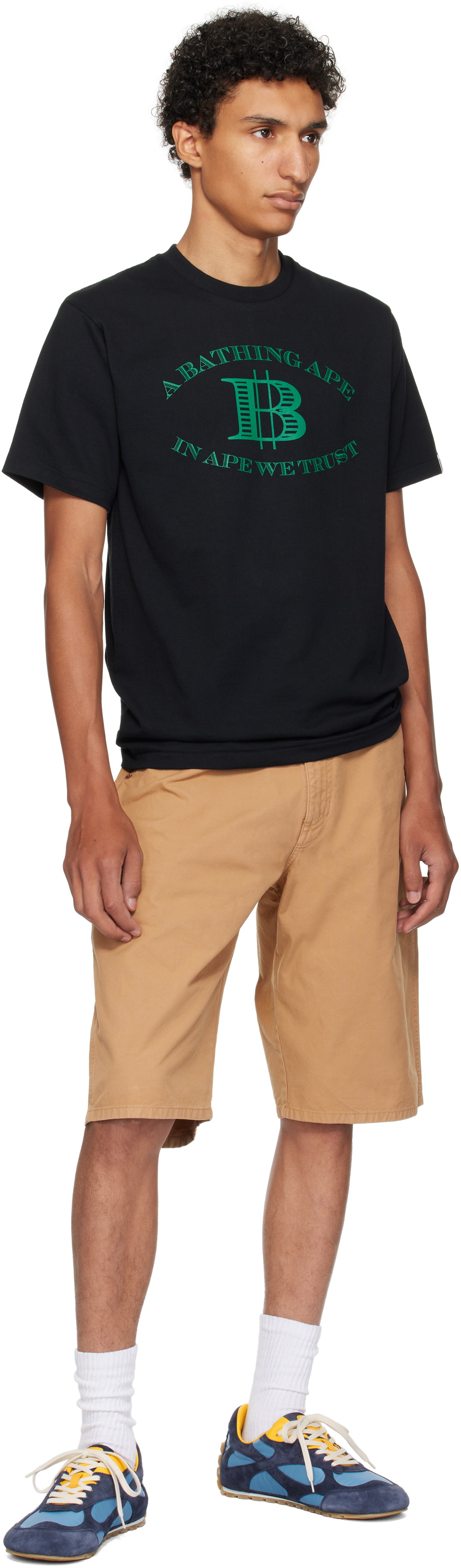 BAPE Black Money 'B' Logo T-shirt A Bathing Ape
