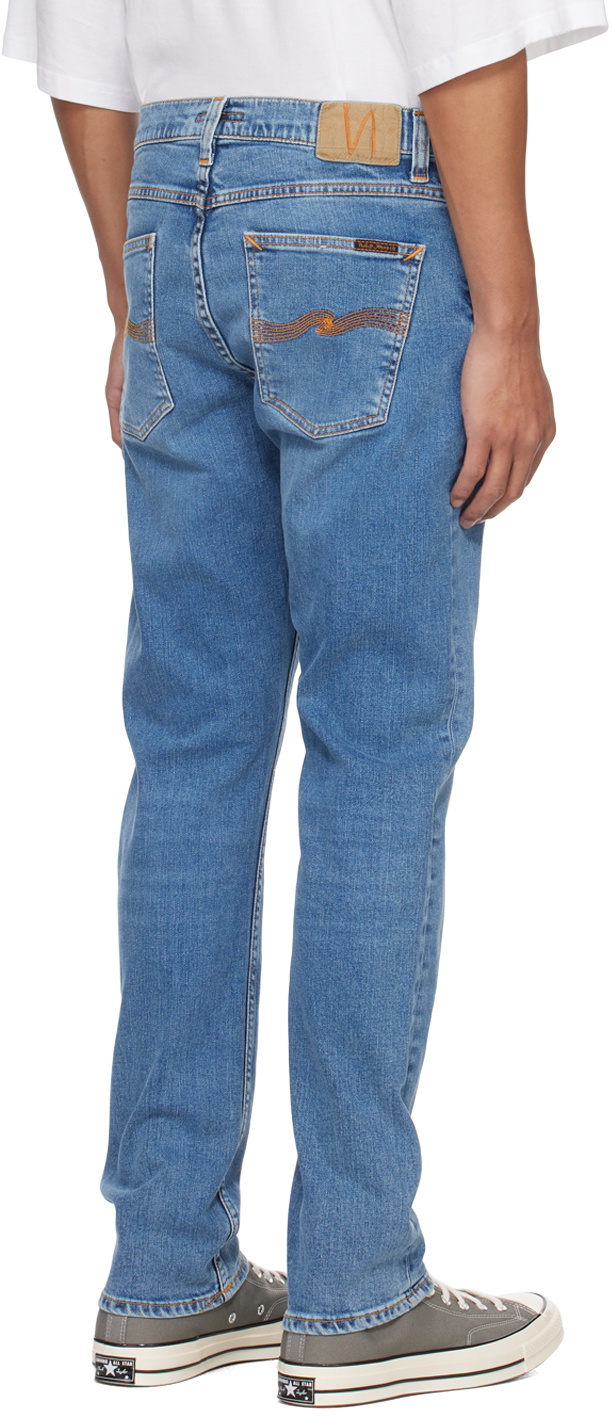 Nudie Jeans Blue Lean Dean Jeans Nudie Jeans Co