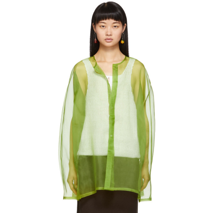 Collina Strada Green Marco Shirt Collina Strada