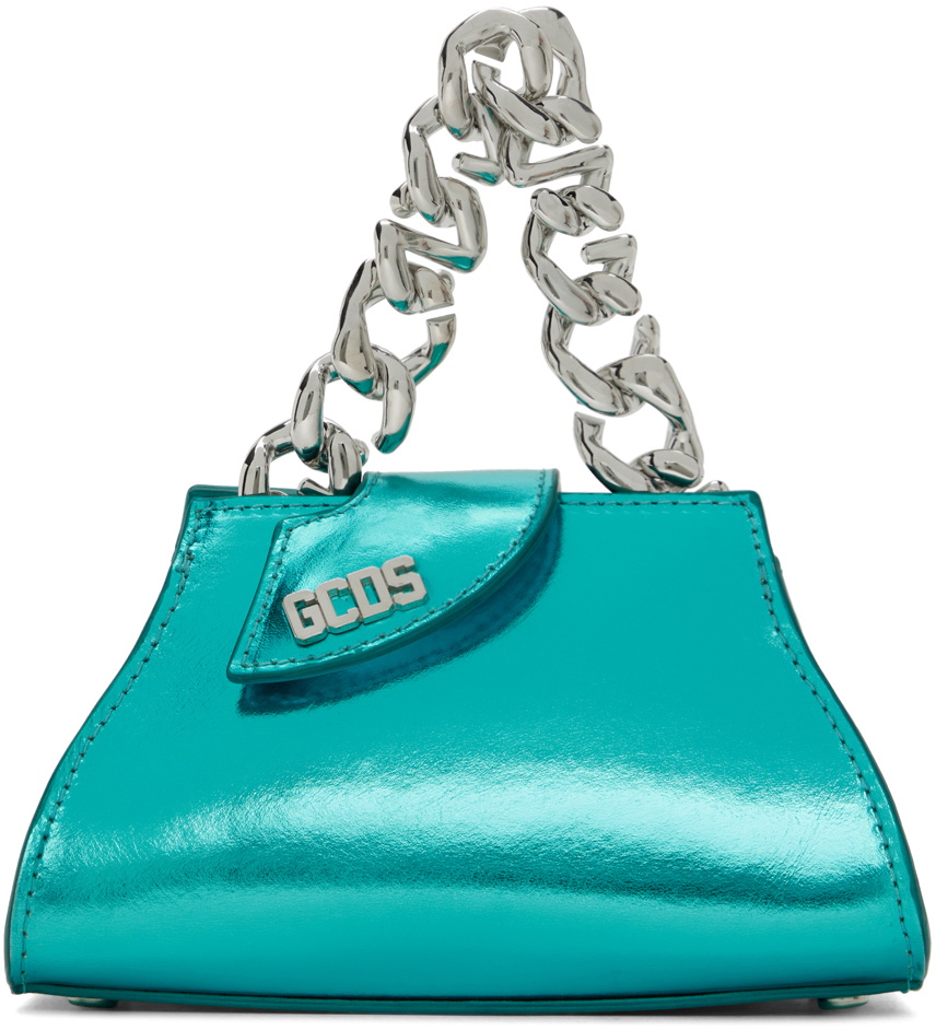 GCDS Blue Baby Comma Bag GCDS