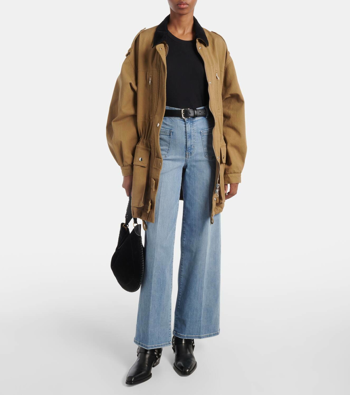 Frame Le Slim Palazzo wide-leg jeans Frame Denim