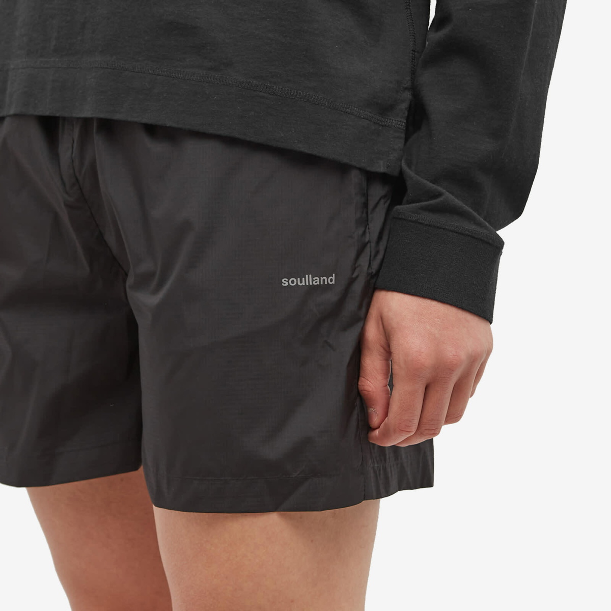 Soulland Men's Mateo Short in Black Soulland