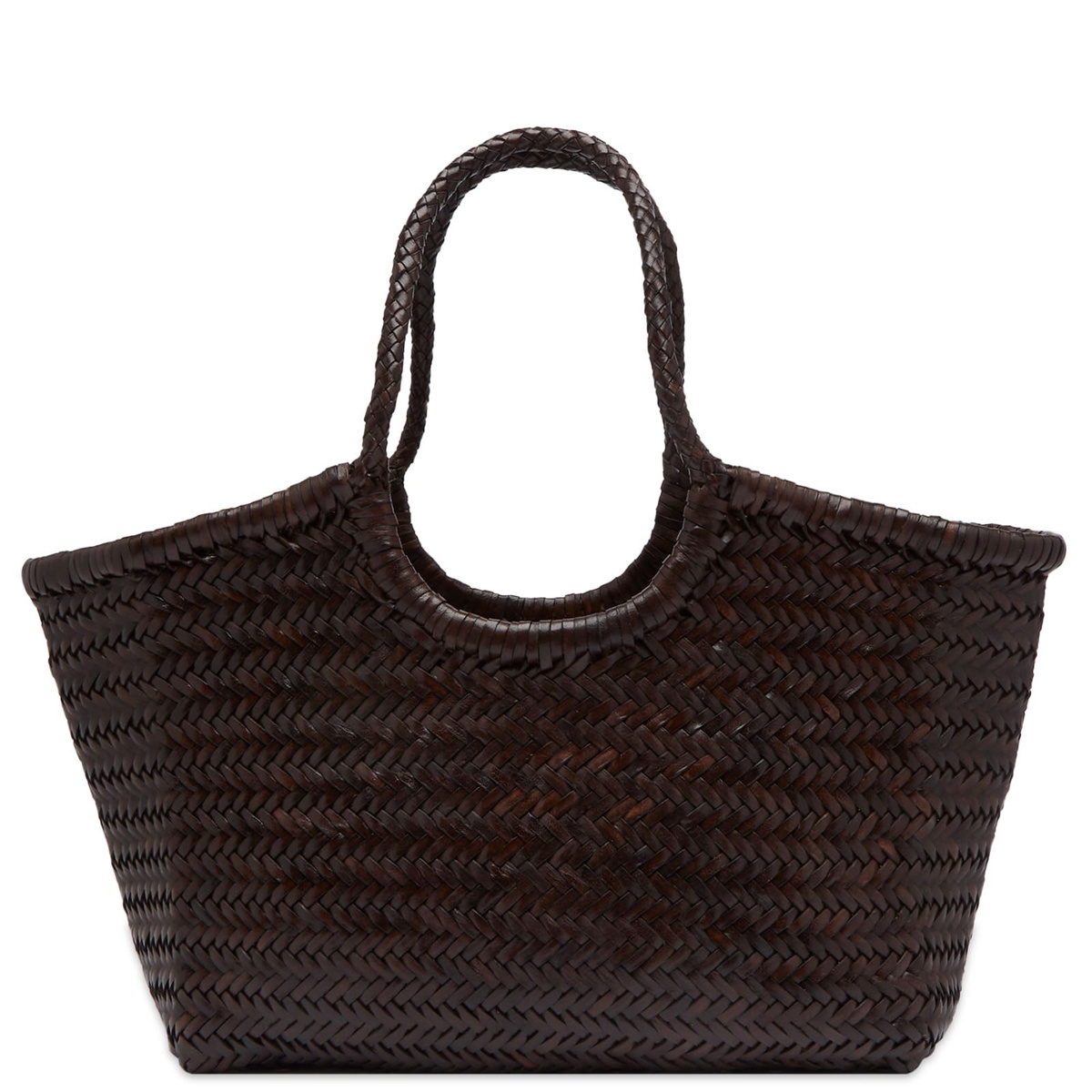 Dragon Diffusion Women's Nantucket Basket Bag in Dark Brown Dragon ...
