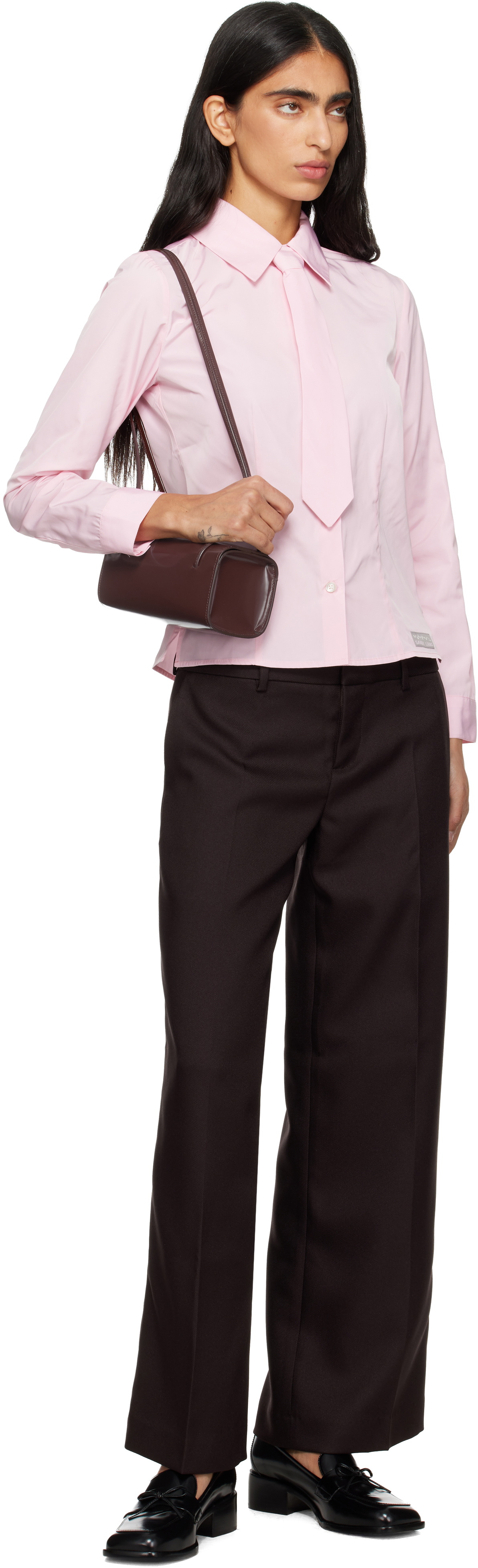 Sandy Liang Pink Levi Shirt Sandy Liang